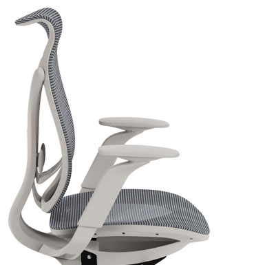 Onda award-winning designer all mesh office desk chair by Via Seating.